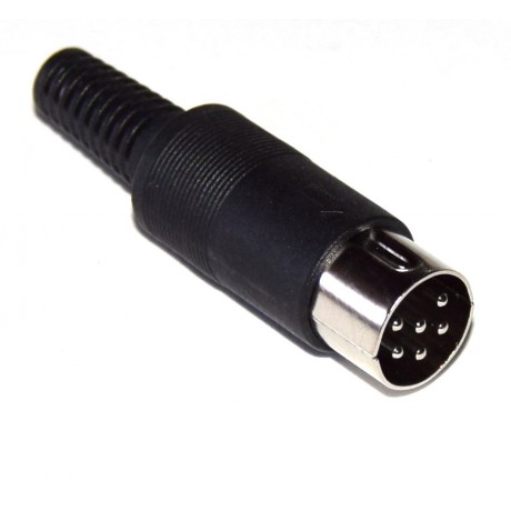 Conector DIN 6 macho