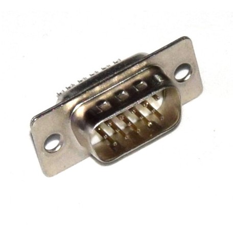 Conector SUB-D 15 alta densidad macho